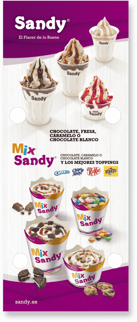 Máquinas de helado soft y gofres para heladería. Sandy®