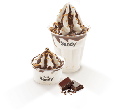 Helado soft para eventos y fiestas con topping - Sandy®